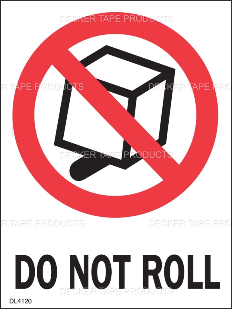 “Do not Roll” Label – PakAppeal